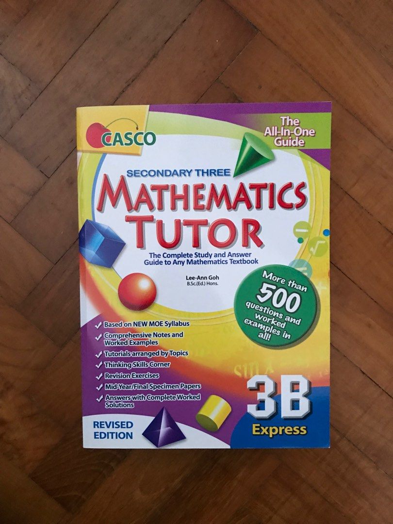 Mathematics Tutor 3B Maths, Hobbies & Toys, Books & Magazines ...
