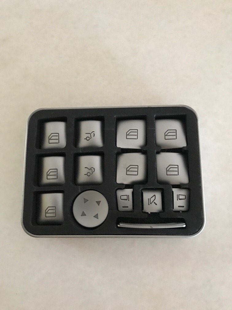 Mercedes Benz buttons cover, Car Accessories, Accessories on Carousell