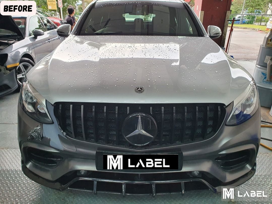 Mercedes Benz GLC Full Vinyl Wrap -Chameleon White Gold, Car ...