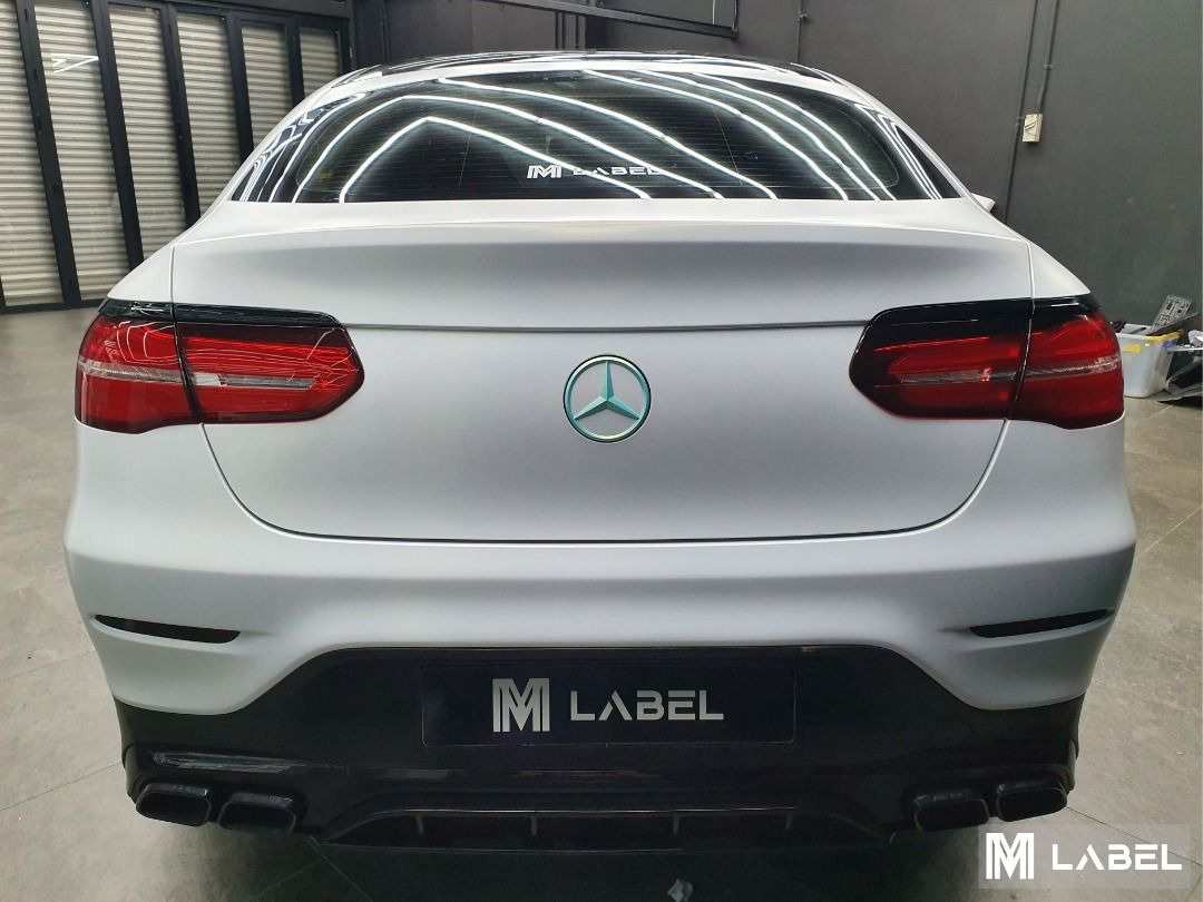 Mercedes Benz GLC Full Vinyl Wrap -Chameleon White Gold, Car ...