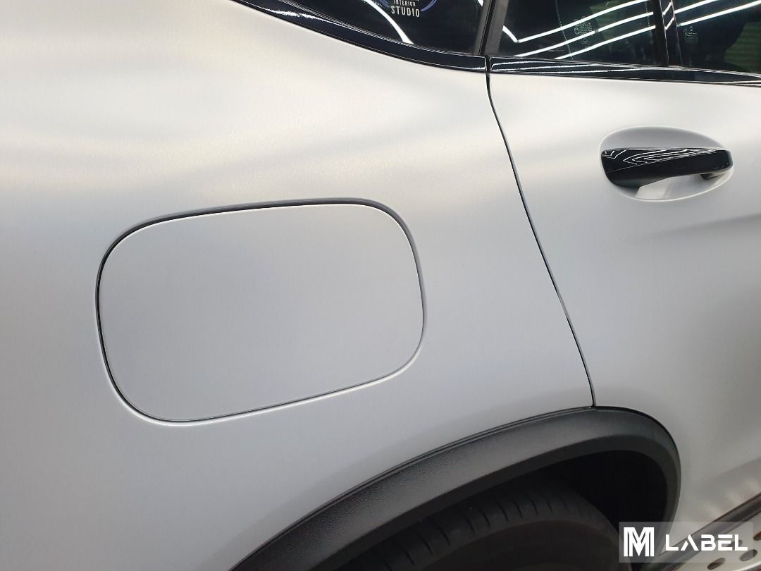 Mercedes Benz GLC Full Vinyl Wrap -Chameleon White Gold, Car ...