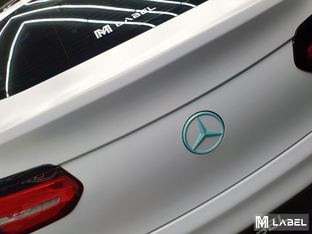 Mercedes Benz GLC Full Vinyl Wrap -Chameleon White Gold, Car ...