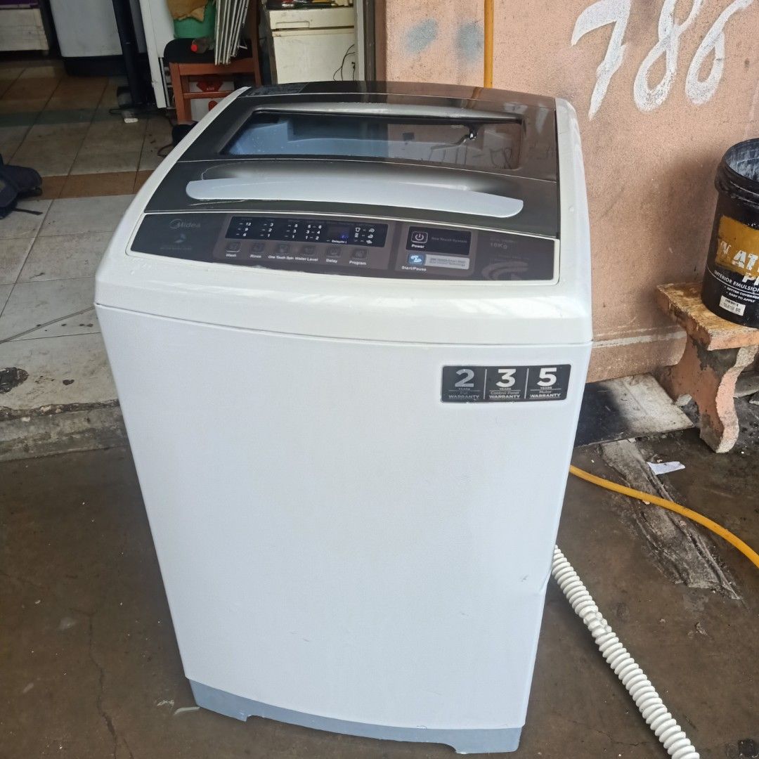 midea New model fully automatic Washing machine 10kg.tiptop condition ...
