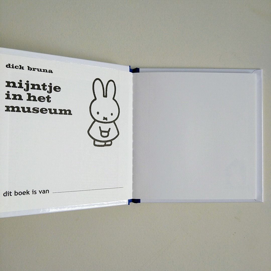 Miffy nijntje in het museum Mini Hardcover Memo Note Book by Dick Bruna ...