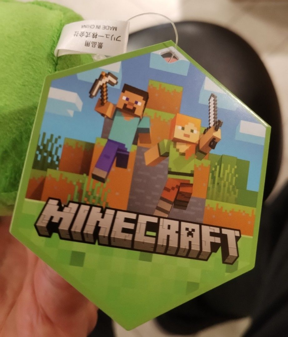 Minecraft Creeper Body Pillow, 兒童＆孕婦用品, 嬰兒玩具 - Carousell