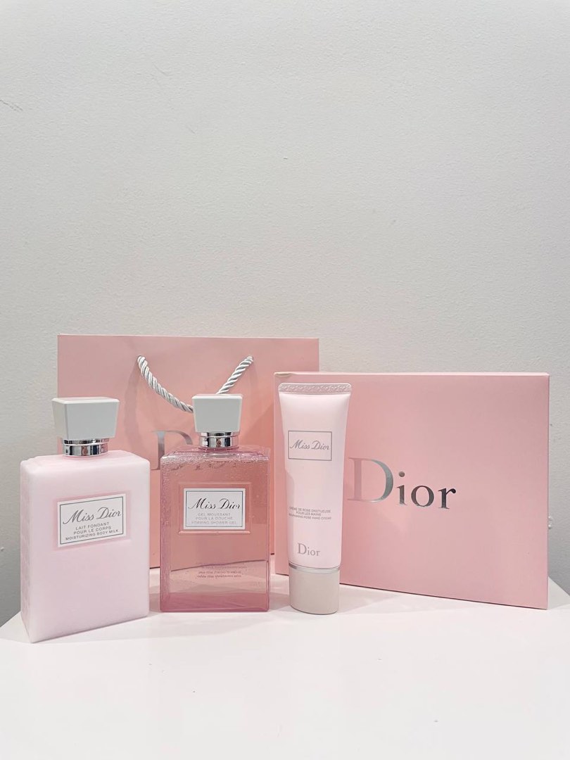 Miss Dior Pink Box Set 3 in 1, Beauty & Personal Care, Bath & Body ...