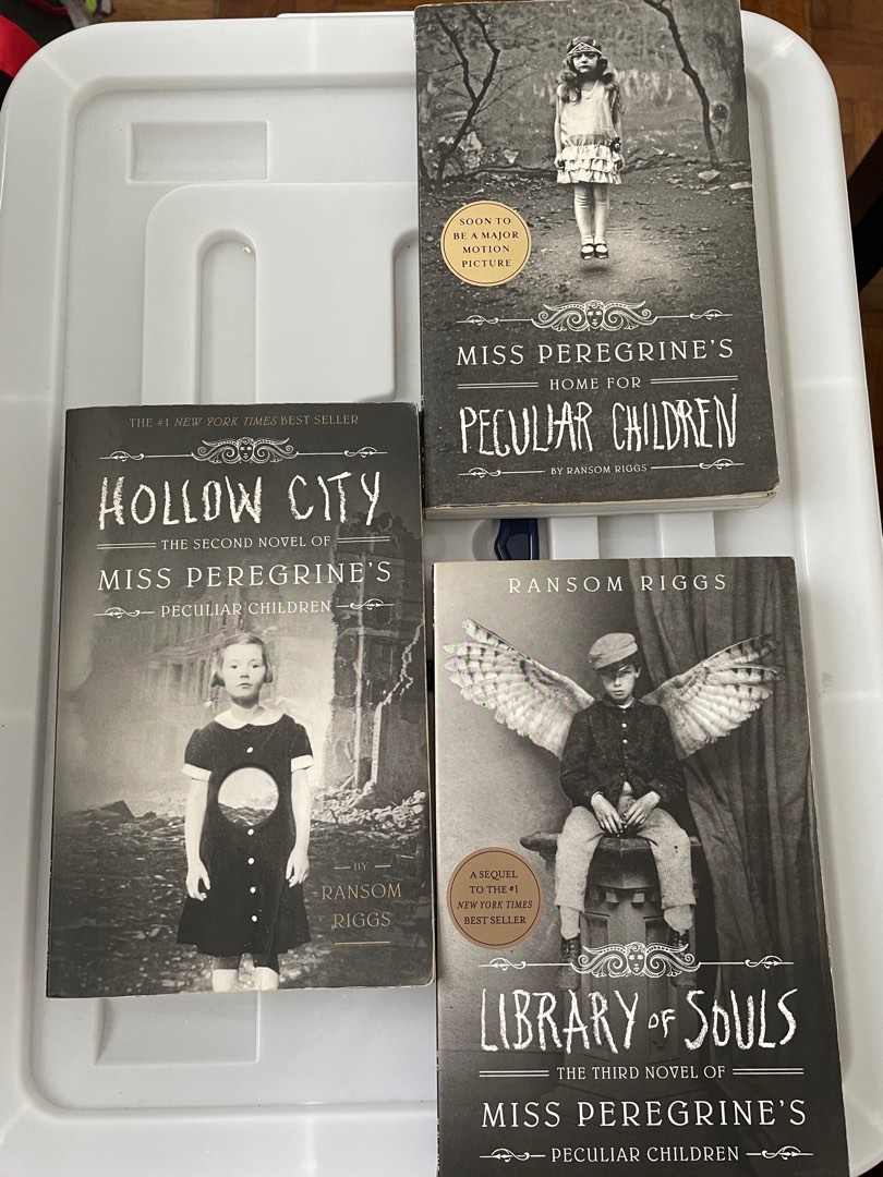 MISS PEREGRINE'S HOME FOR PECULIAR CHILDREN BY RANSOM RIGGS BOOK 1 TO 3 ...