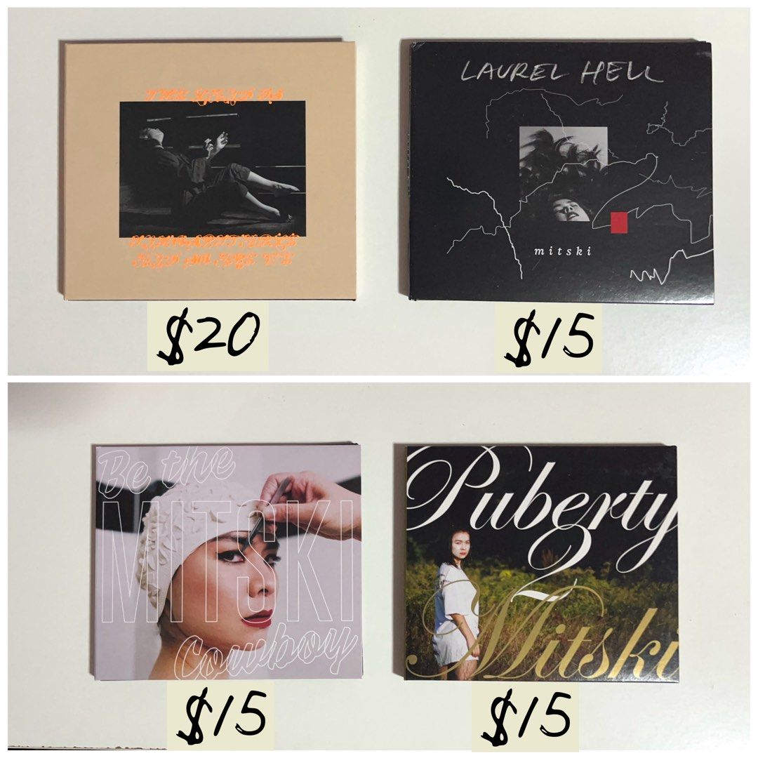 Mitski CDs - Laurel Hell CD, Puberty 2 CD, Be The Cowboy CD, The Land ...