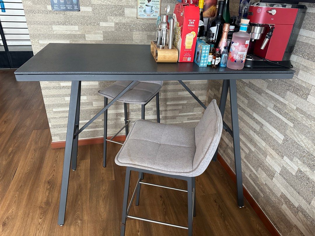 Mondi Bar / high table & chair, Furniture & Home Living, Furniture, Tables & Sets on Carousell