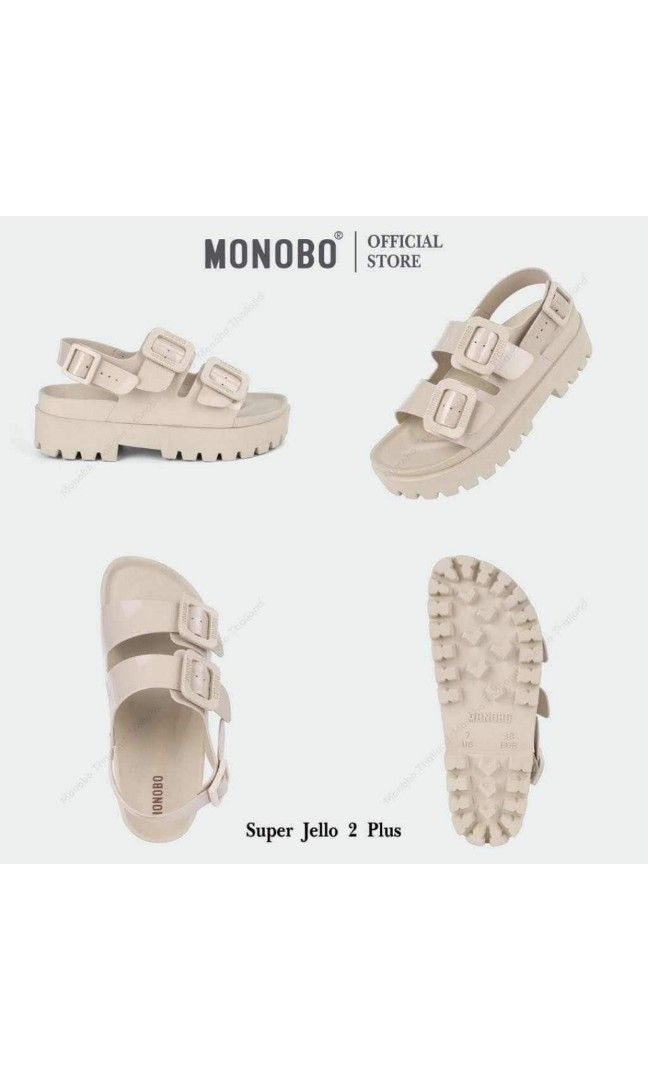 Monobo Super Jello 2 Plus Beige, Women's Fashion, Footwear, Flats ...