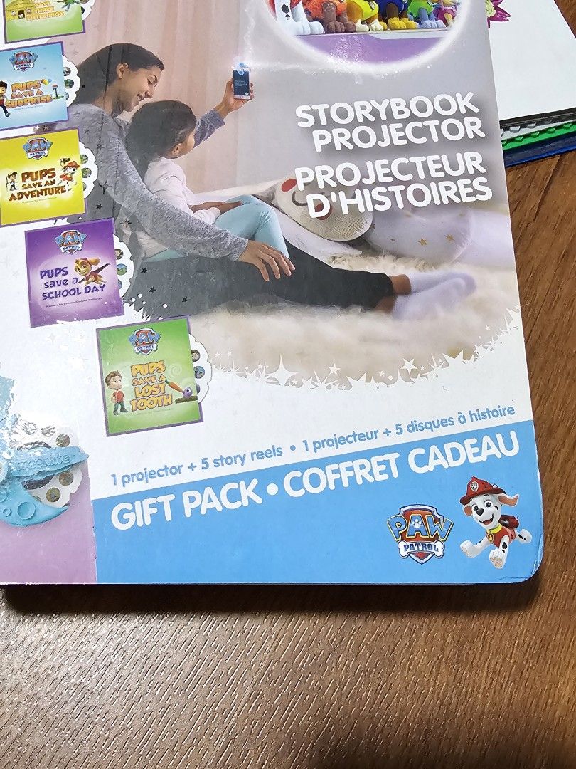 Moonlite paw patrol storybook projector, Hobbies & Toys, Toys & Games on Carousell