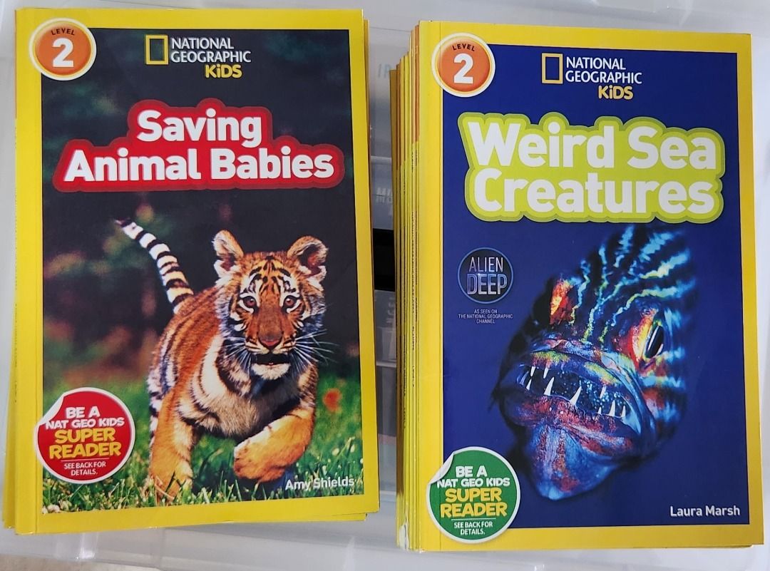 National Geographic Kids Level 2 (25 Books)- $10 for All, Hobbies ...