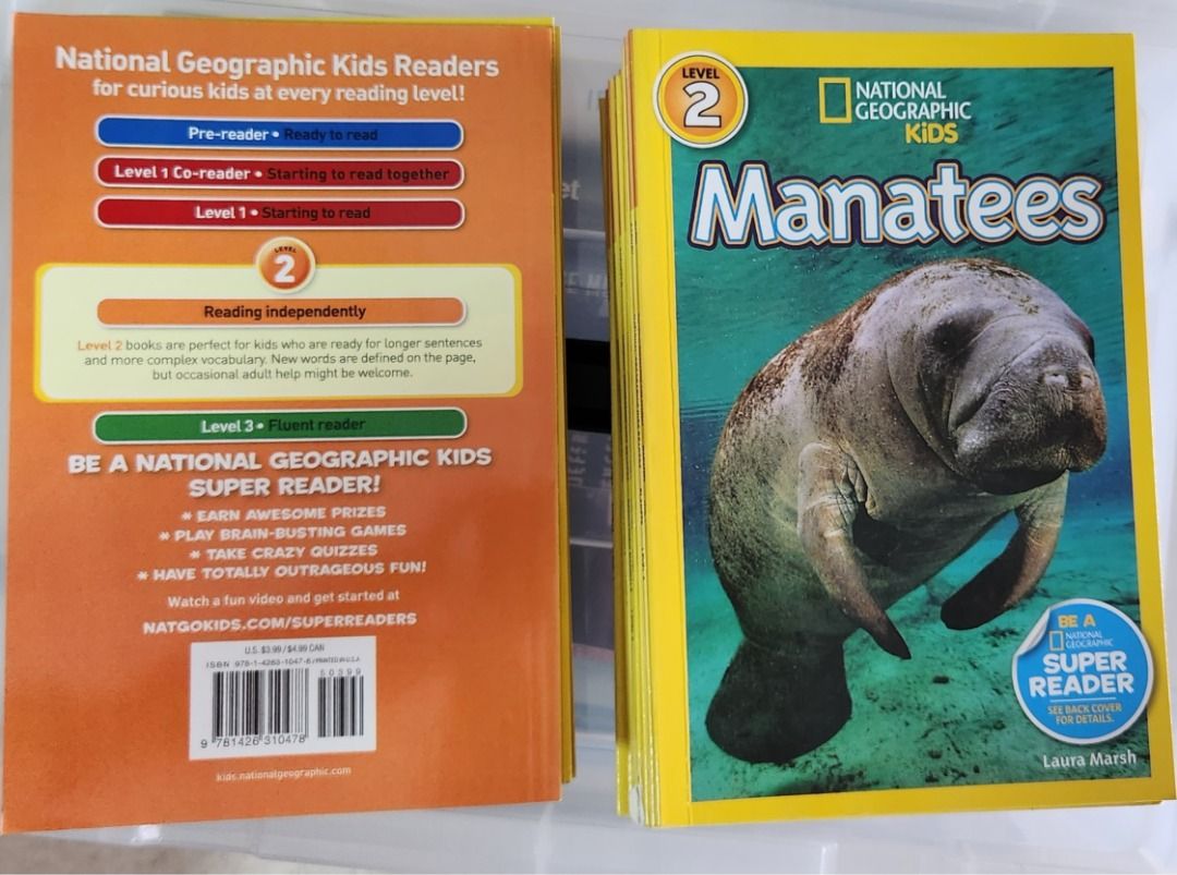 National Geographic Kids Level 2 (25 Books)- $10 for All, Hobbies ...