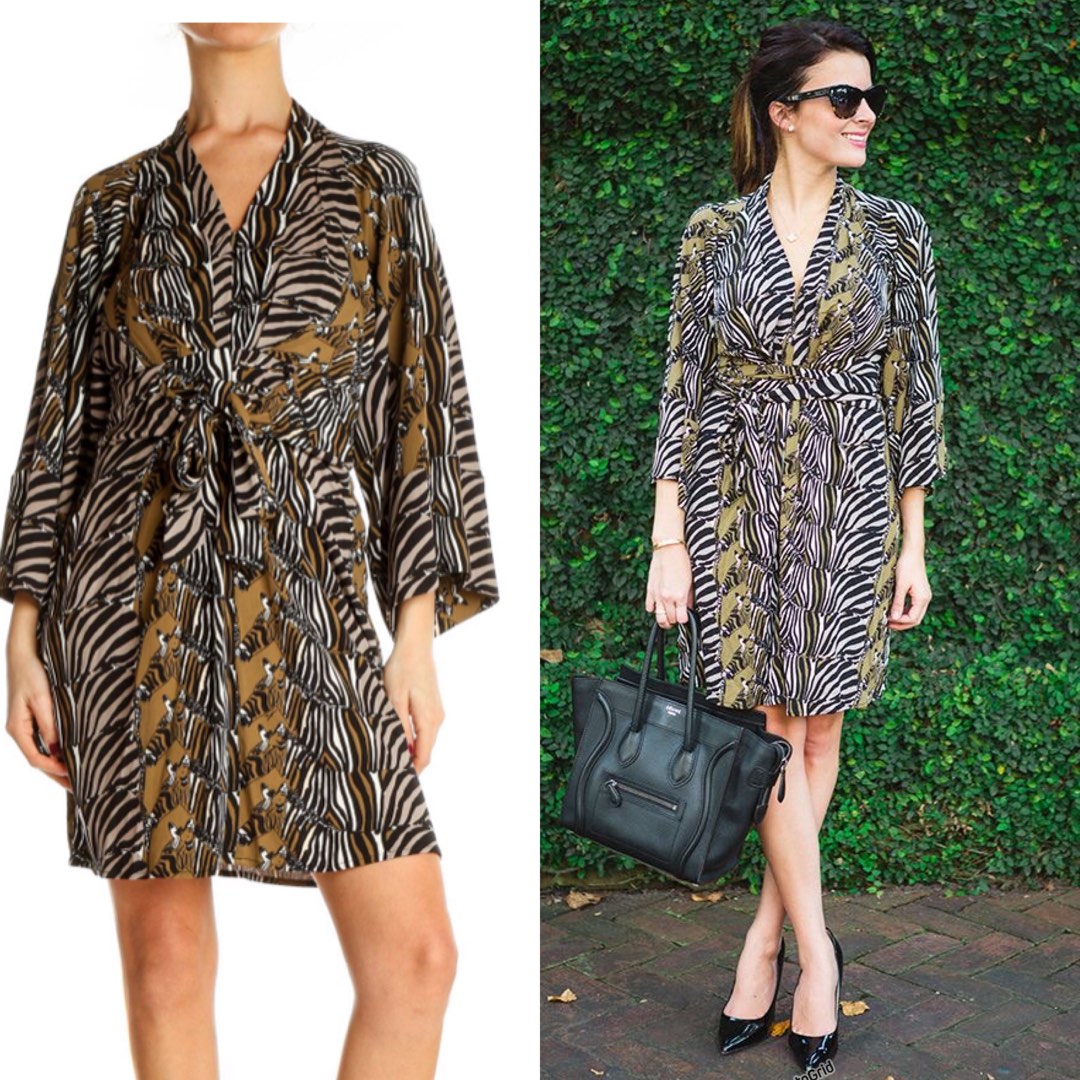 New Original BANANA REPUBLIC Issa London zebra print dress, Women's ...