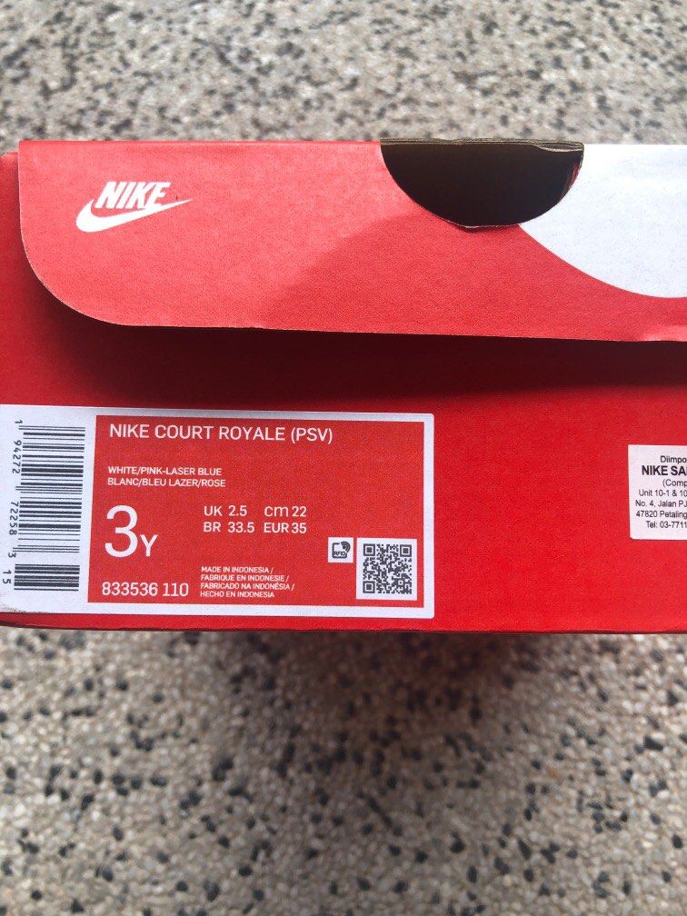 Nike Court Royale Kids, Babies & Kids, Babies & Kids Fashion on Carousell