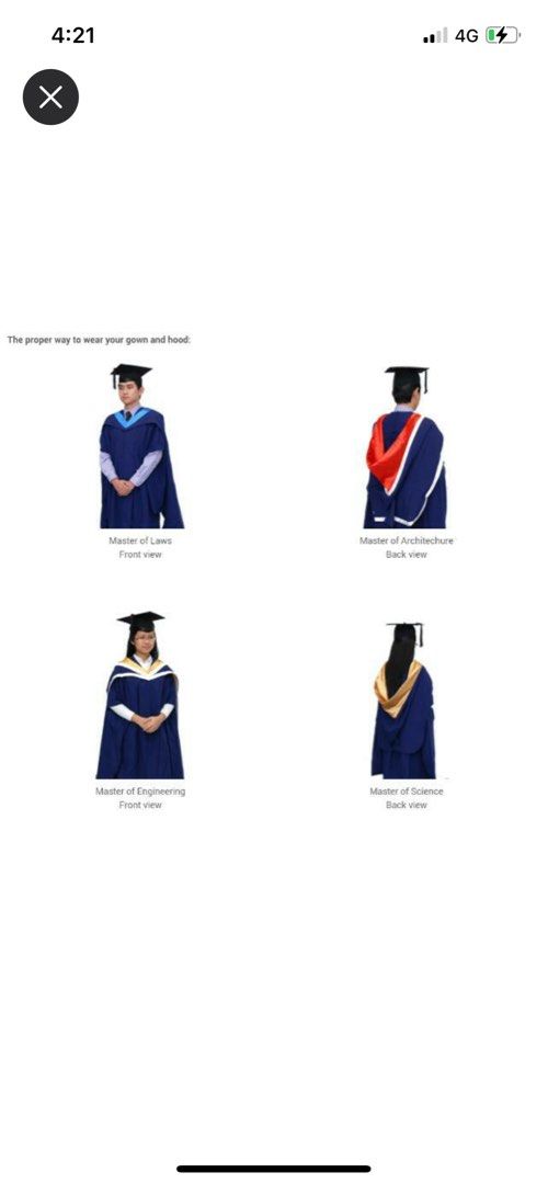 NUS MBA graduation hood, Women's Fashion, Tops, Other Tops on Carousell