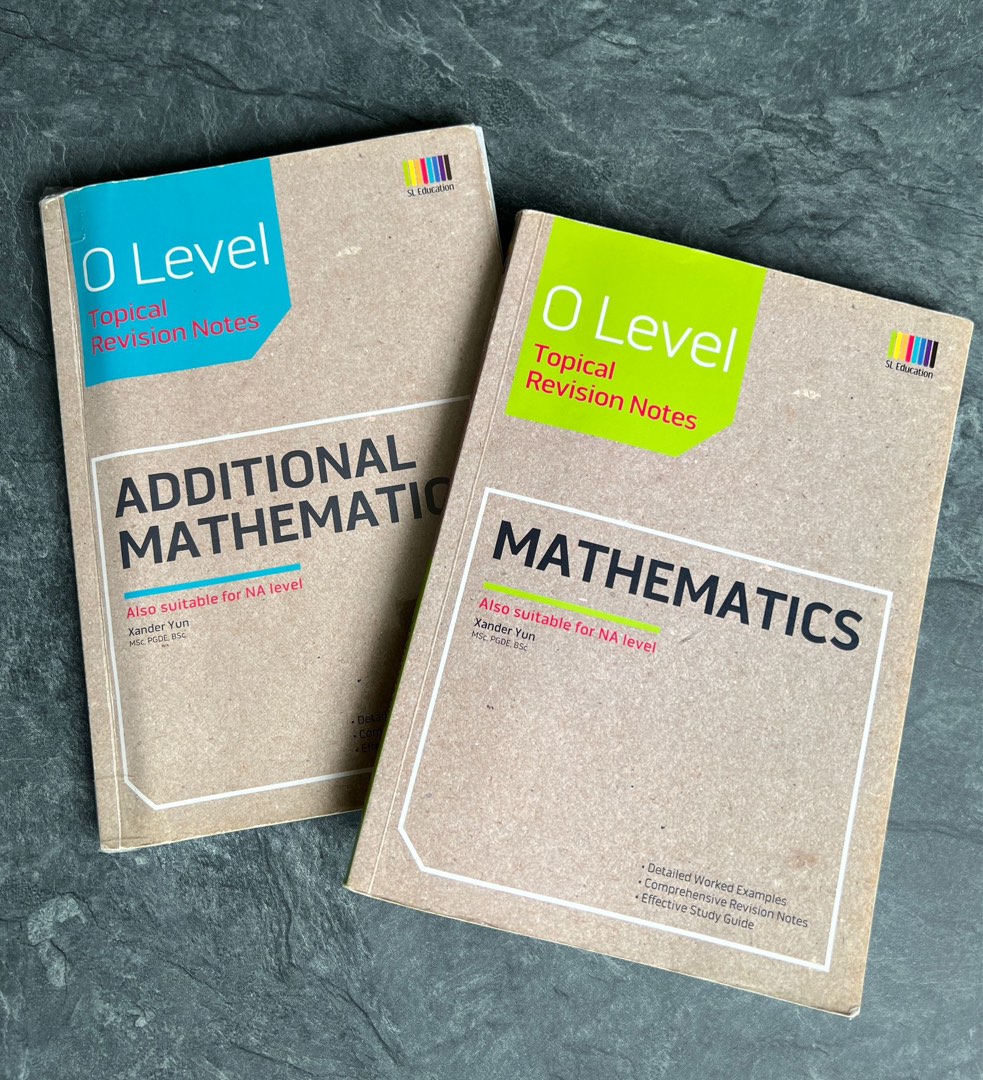 O Level - A Maths and Maths revision notes, Hobbies & Toys, Books ...