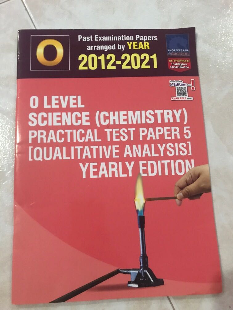 O Level science (chemistry) practical test paper 5, Hobbies & Toys ...