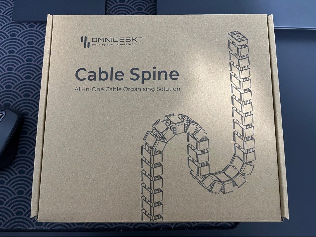 Omnidesk Cable Spine, Computers & Tech, Parts & Accessories, Computer Parts on Carousell