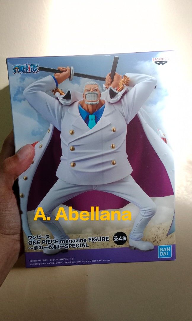 One Piece Garp Action Figure Authentic Bandai Banpresto, Hobbies & Toys ...