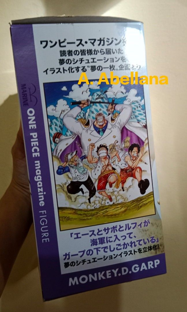 One Piece Garp Action Figure Authentic Bandai Banpresto, Hobbies & Toys ...