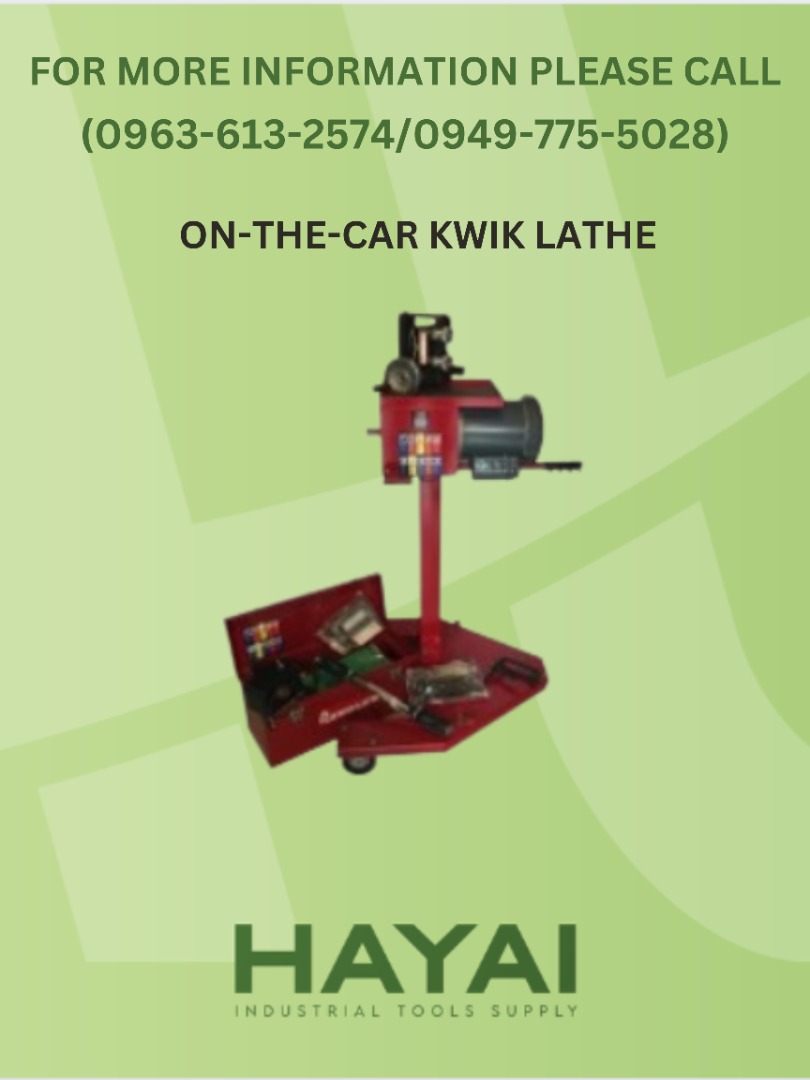ON-THE-CAR KWIK LATHE, Commercial & Industrial, Construction Tools ...