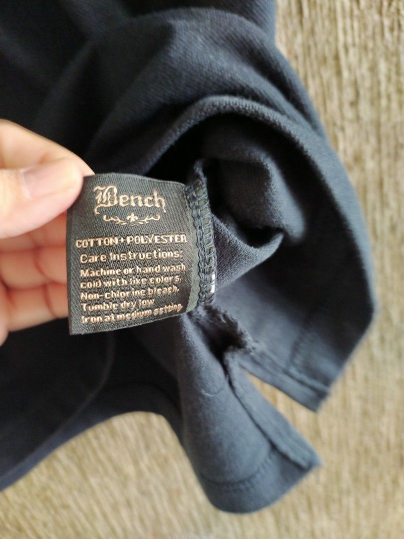 Original Bench Dark Blue Polo shirt, Men's Fashion, Tops & Sets ...