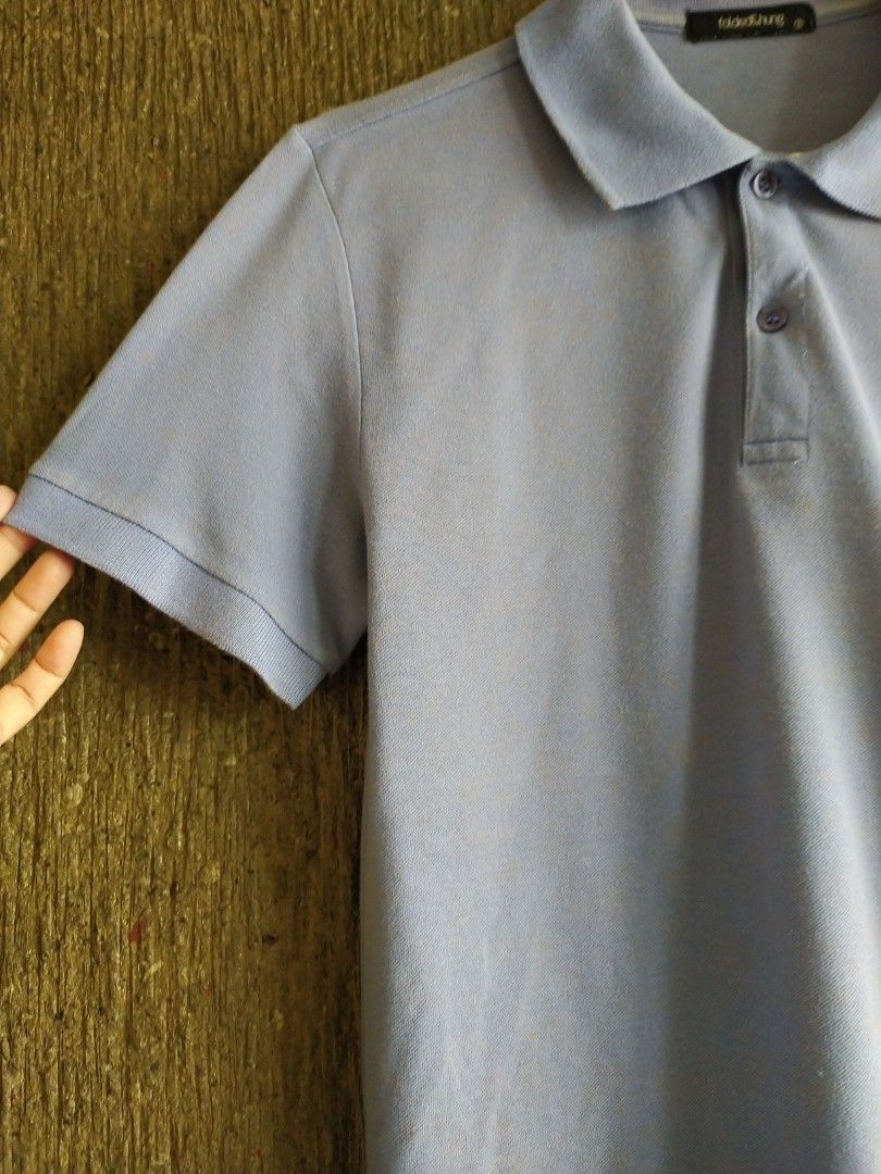 Original Folded & Hung Powder Blue Polo shirt, Men's Fashion, Tops ...