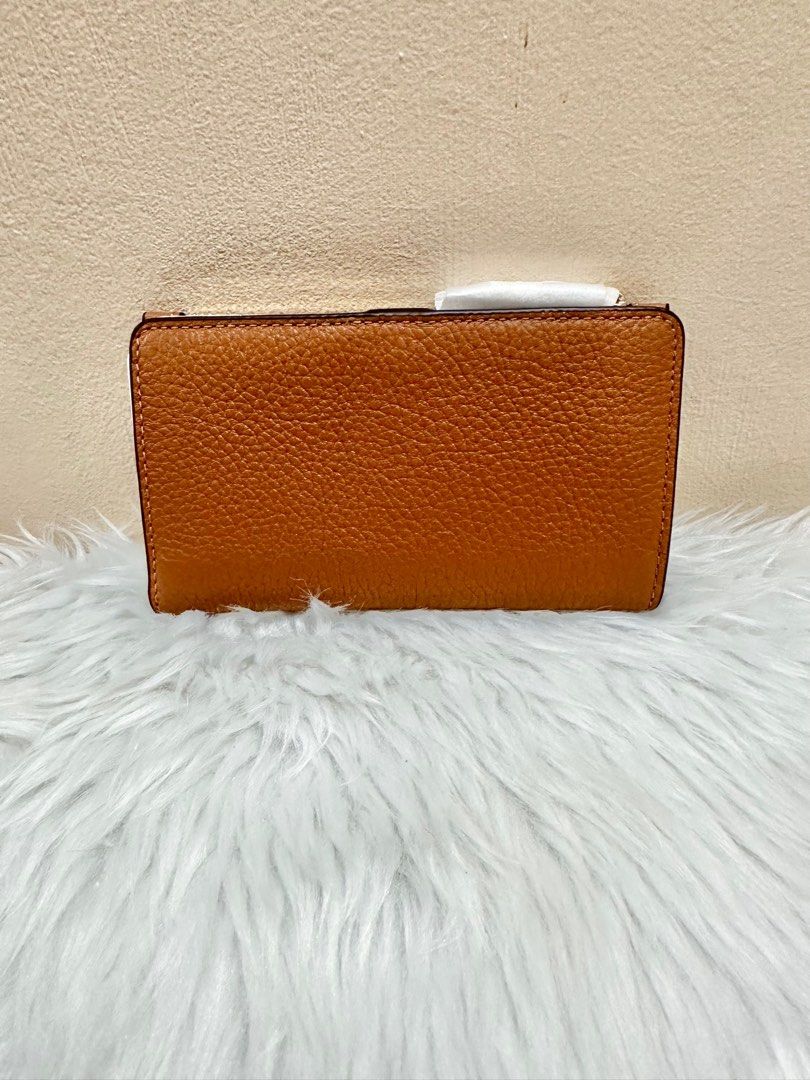 Original Kate Spade Leila Small Slim Bifold Wallet in Warm Gingerbread ...