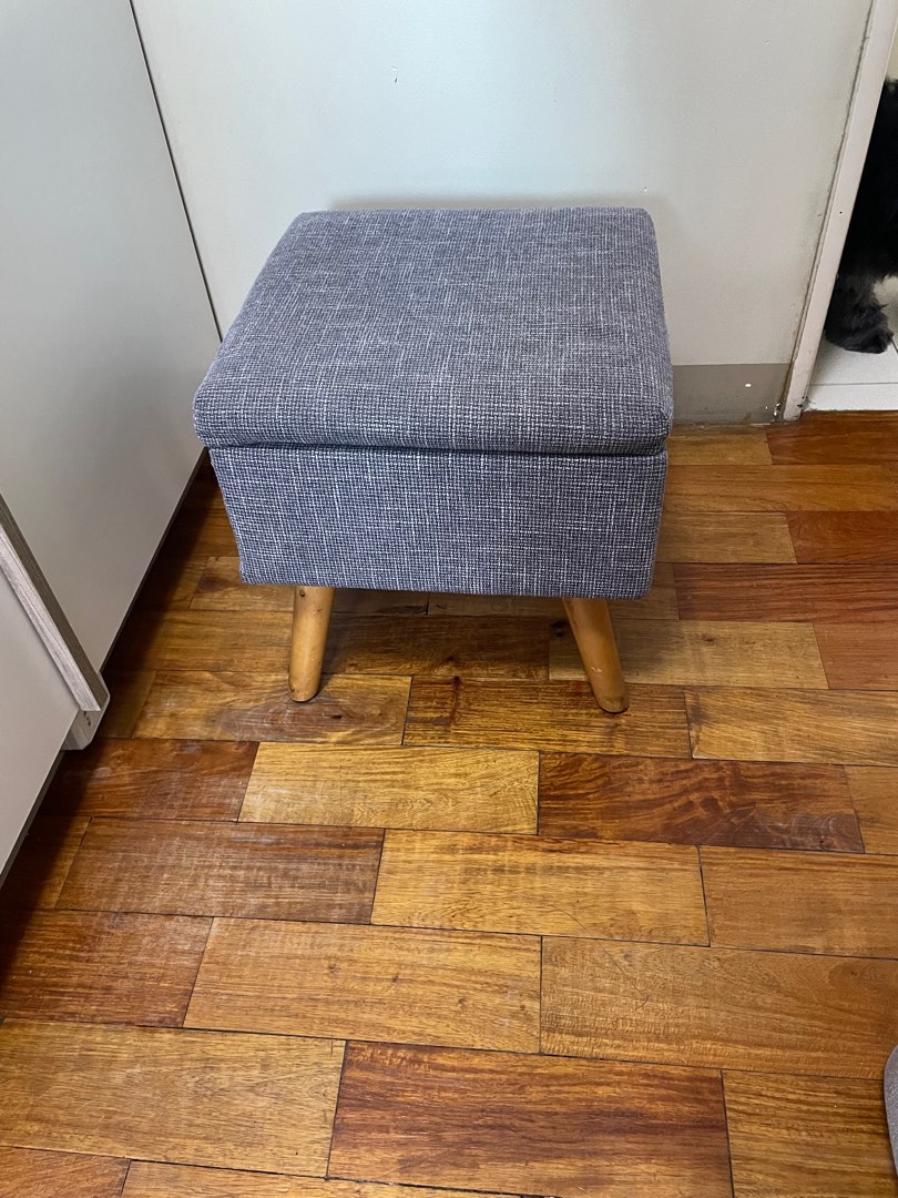 Ottoman Foot stool storage, Furniture & Home Living, Furniture, Other ...