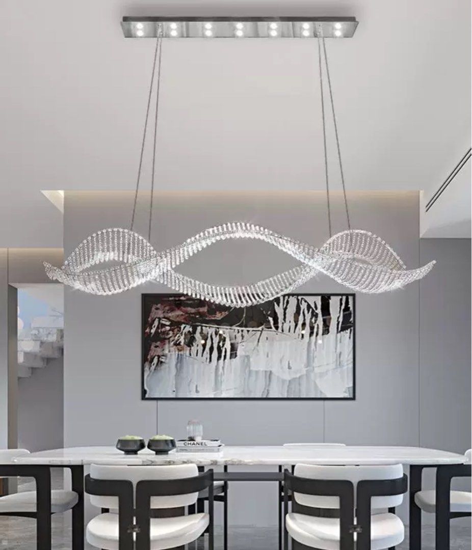 OVACO Modern Infinity Ceiling Light, Furniture & Home Living, Lighting ...