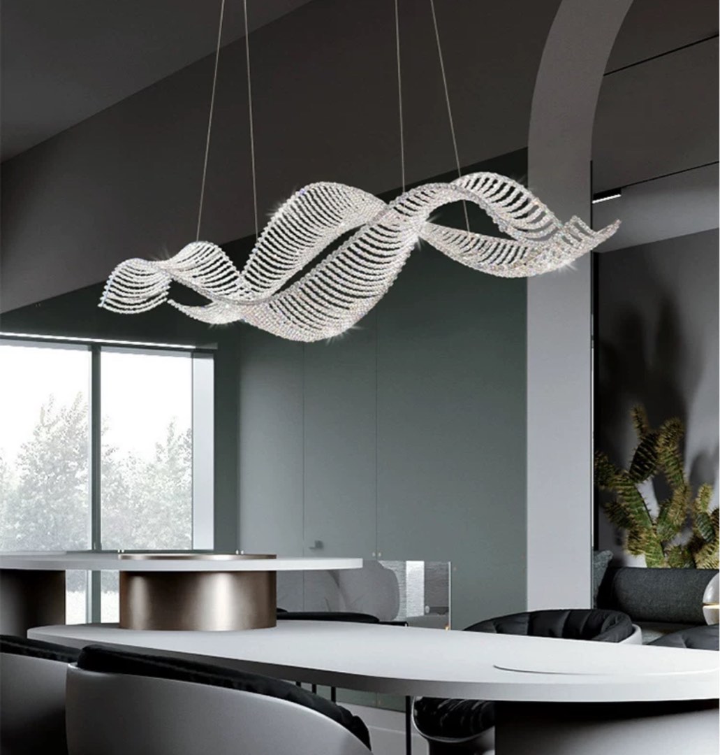 OVACO Modern Infinity Ceiling Light, Furniture & Home Living, Lighting ...