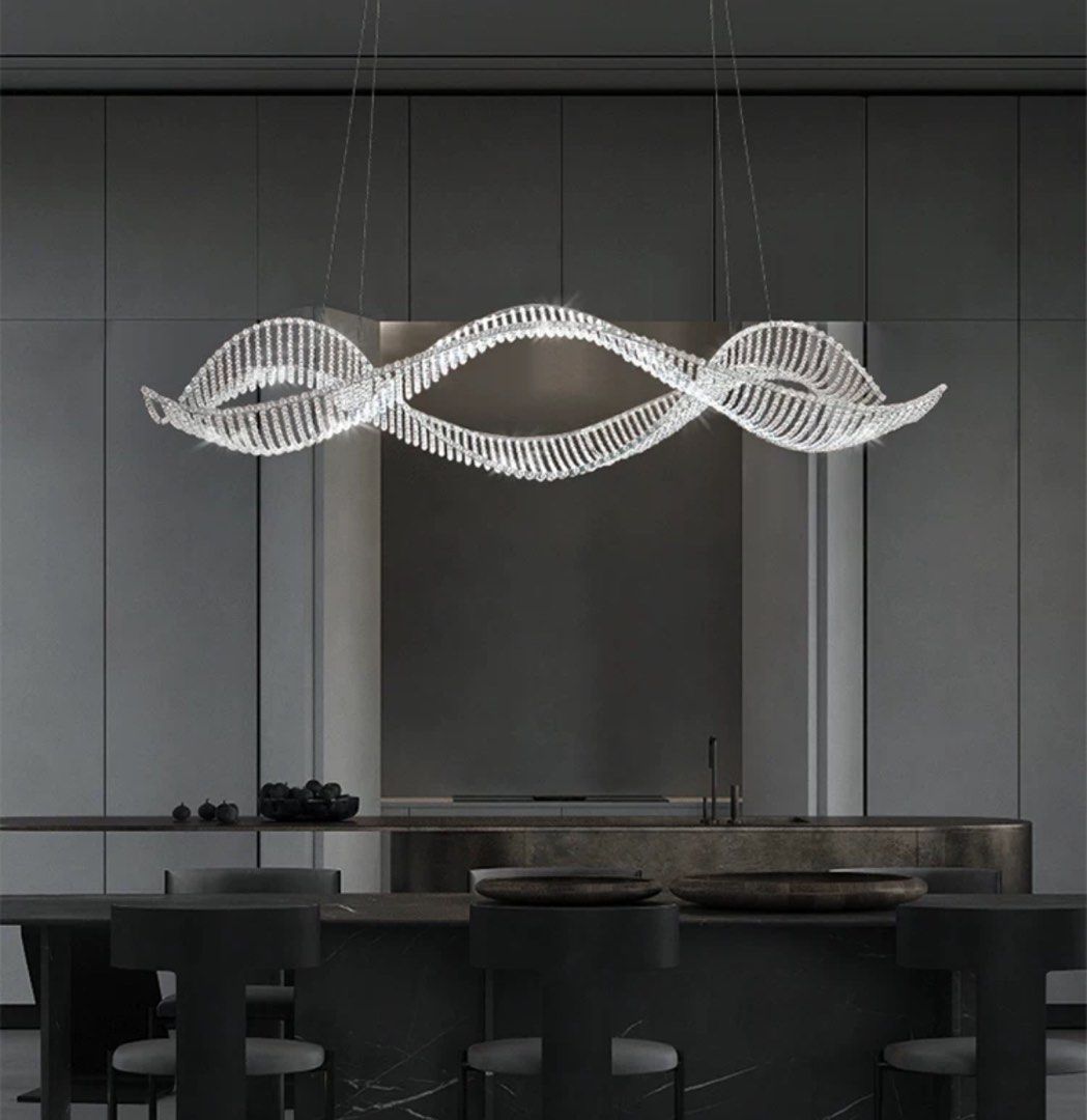 OVACO Modern Infinity Ceiling Light, Furniture & Home Living, Lighting ...