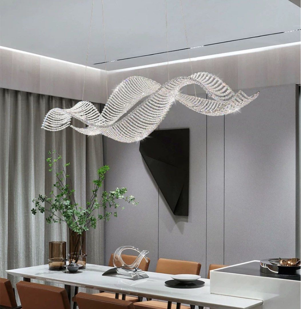 OVACO Modern Infinity Ceiling Light, Furniture & Home Living, Lighting ...