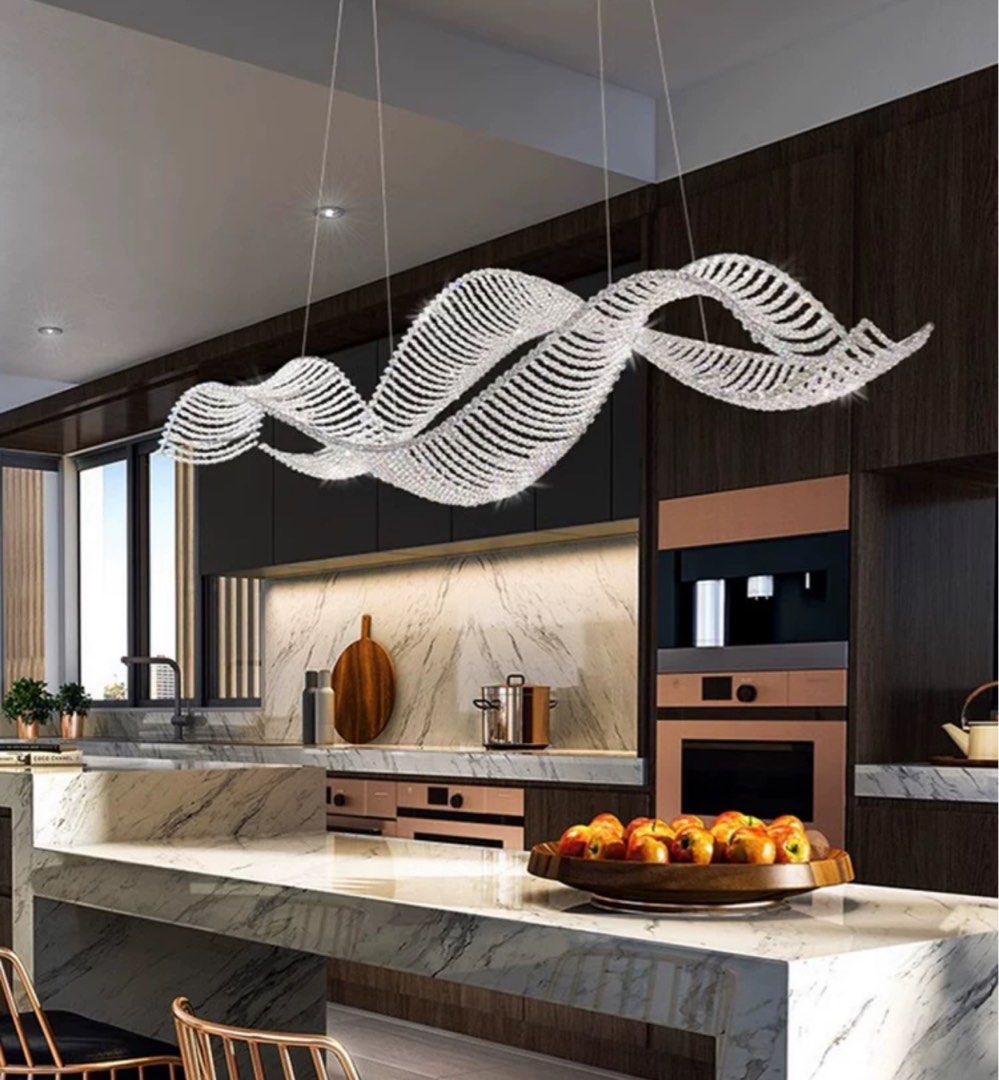 OVACO Modern Infinity Ceiling Light, Furniture & Home Living, Lighting ...