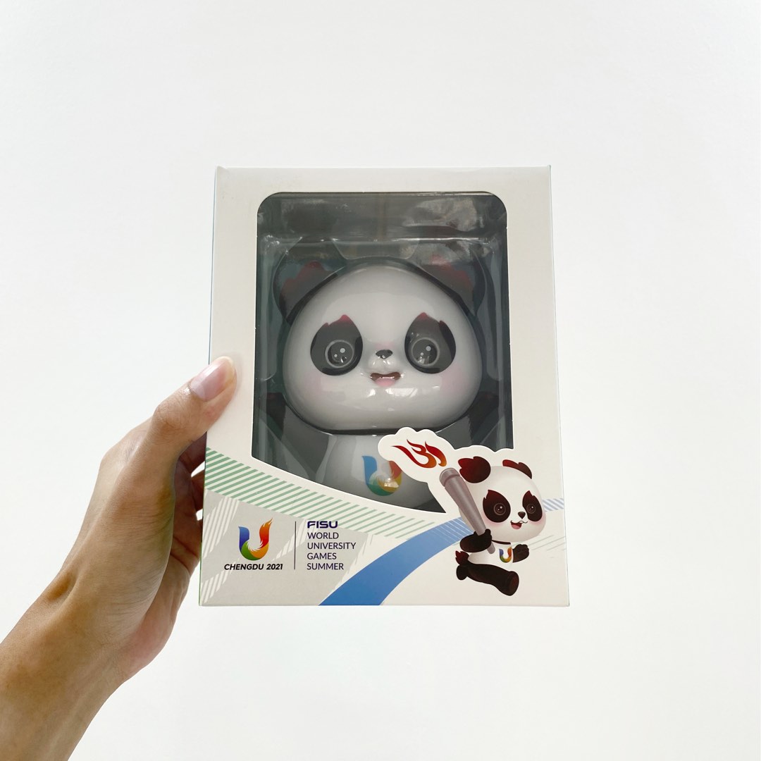 Panda Chengdu Mascot World University Games toy, Hobbies & Toys ...