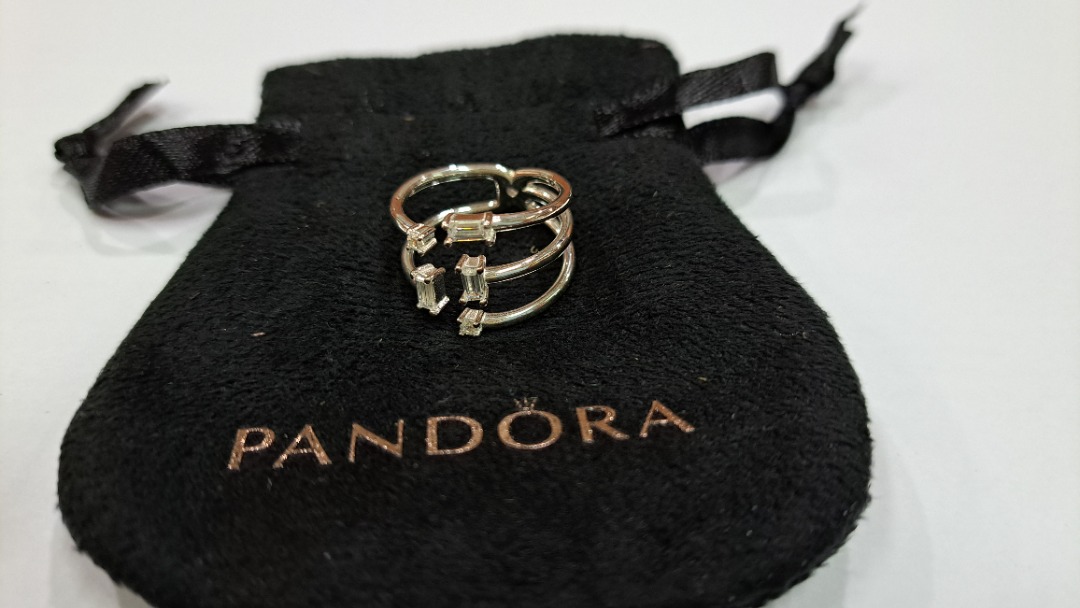 Pandora Women Sparkle Ring 925, Luxury, Accessories on Carousell