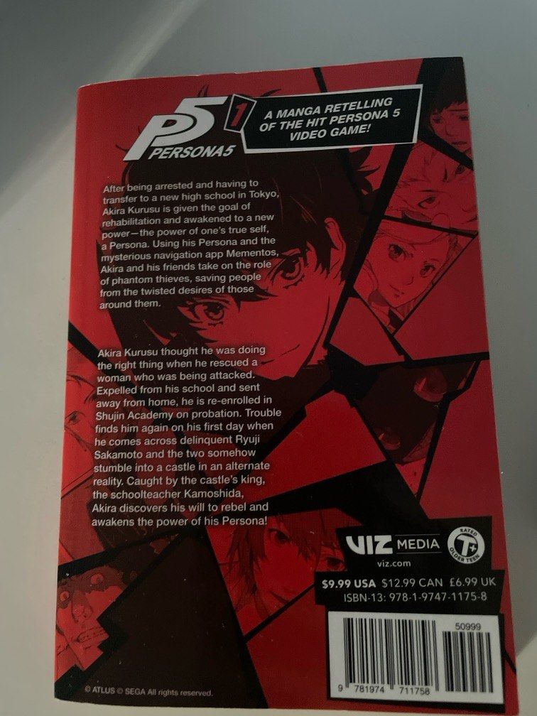 Persona 5 manga vol 1, Hobbies & Toys, Books & Magazines, Comics ...