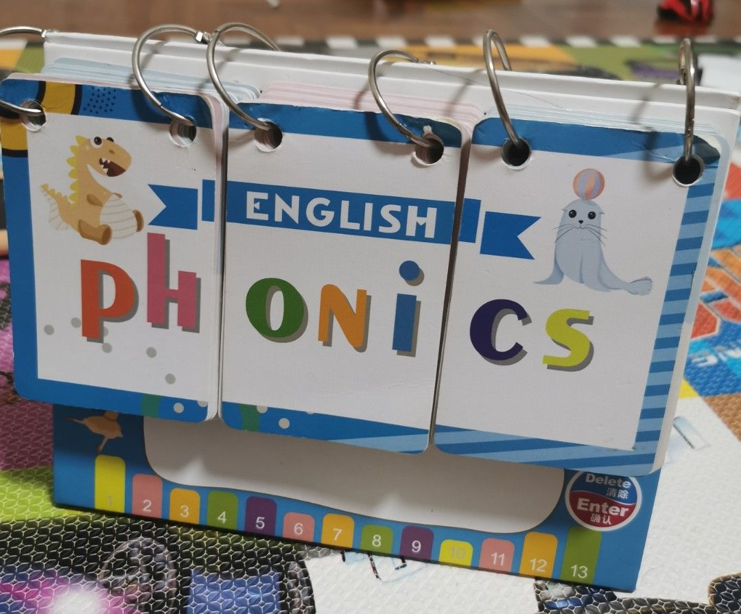 Phonics word flashcards stand cvc, Hobbies & Toys, Books & Magazines ...