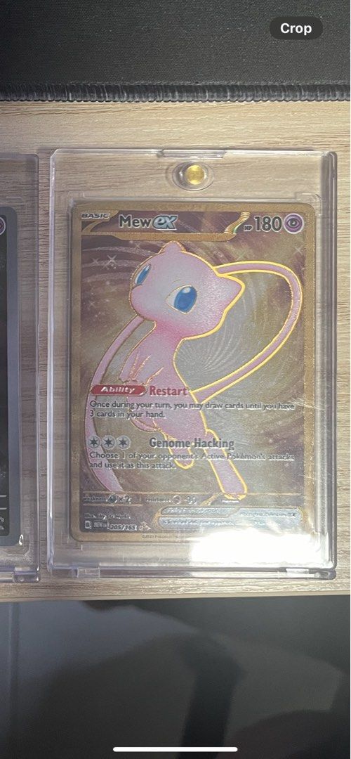 Pokemon 151 UPC - Mew Gold Metal Card, Hobbies & Toys, Toys & Games on ...
