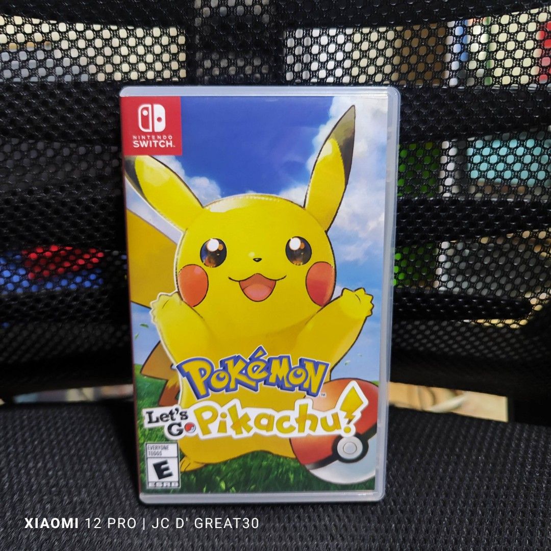 Pokemon Lets Go Pikachu Switch game, Video Gaming, Video Games ...