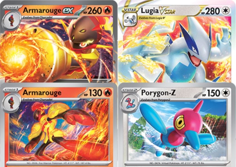 [E Block Deck] Pokemon TCG Lugia VSTAR / Porygon-Z Deck with Armarouge ...