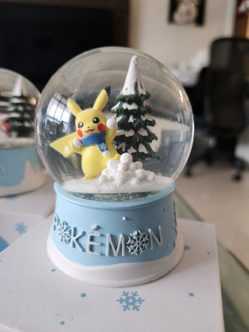 Pokemon x lotteria | snow globe, Hobbies & Toys, Toys & Games on Carousell