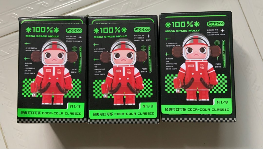 pop mart Molly mega Coca Cola want to trade glacier, Hobbies & Toys ...
