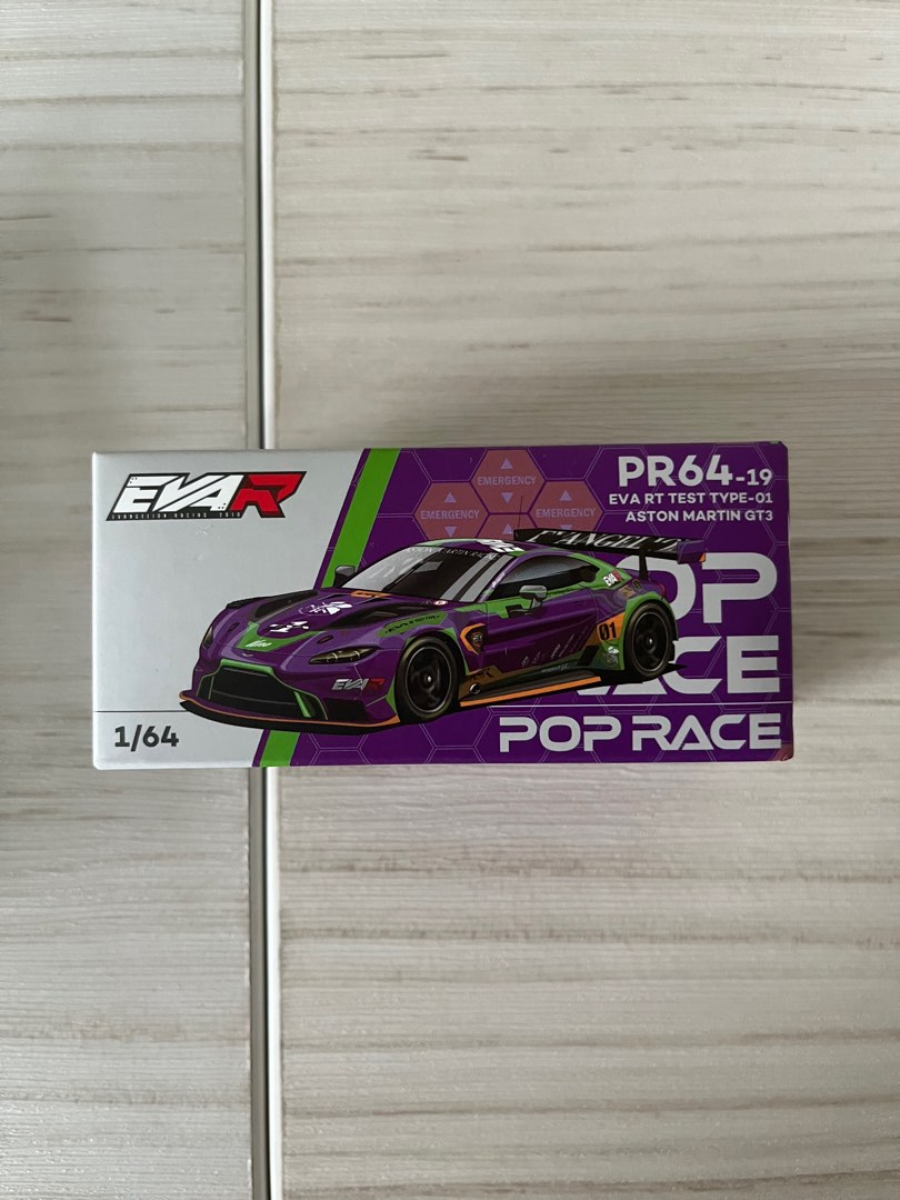 PopRace 1/64 Aston Martin GT3 EVA Racing edition, Hobbies & Toys, Toys ...
