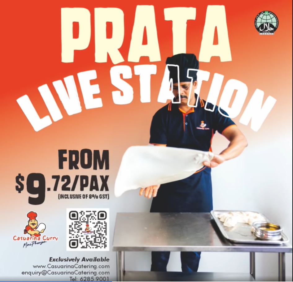 Prata Live Station for your parties, Food & Drinks, Local Eats on Carousell
