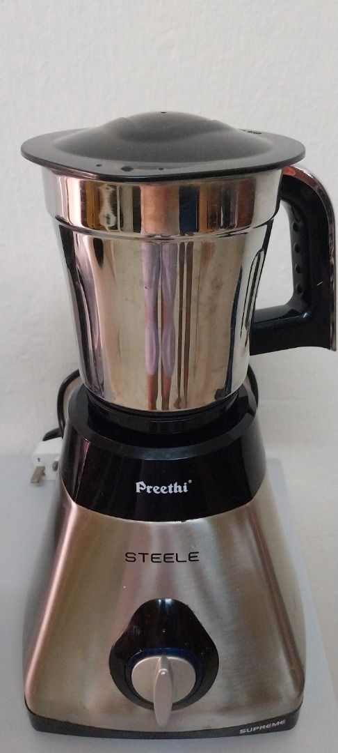 Preethi Steele Supreme Mixer Grinder 750 Watt with 4 Jars, TV & Home ...
