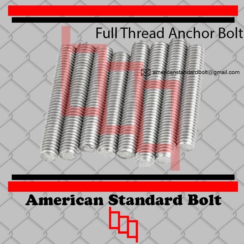 Premium Full Thread Anchor Bolts, Commercial & Industrial, Construction ...