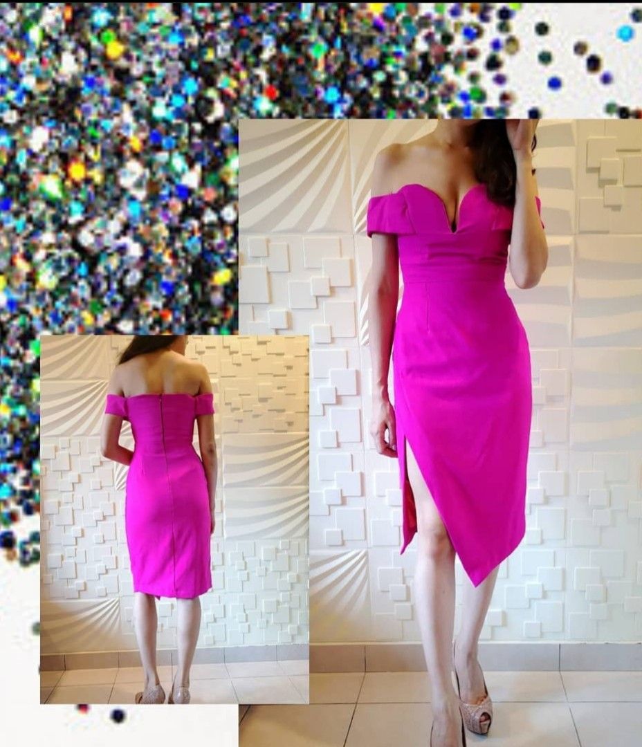 Premium Pink dress, Women's Fashion, Dresses & Sets, Evening Dresses ...