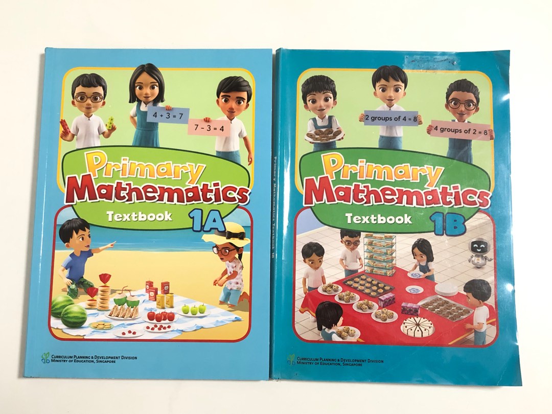 Primary Mathematics Textbook 1A & 1 B Set, Hobbies & Toys, Books ...
